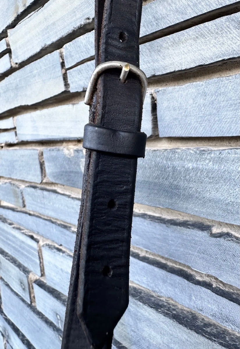S/H Cob Size English Chunky Cavesson Flash Loop Noseband – Aberwiel ...