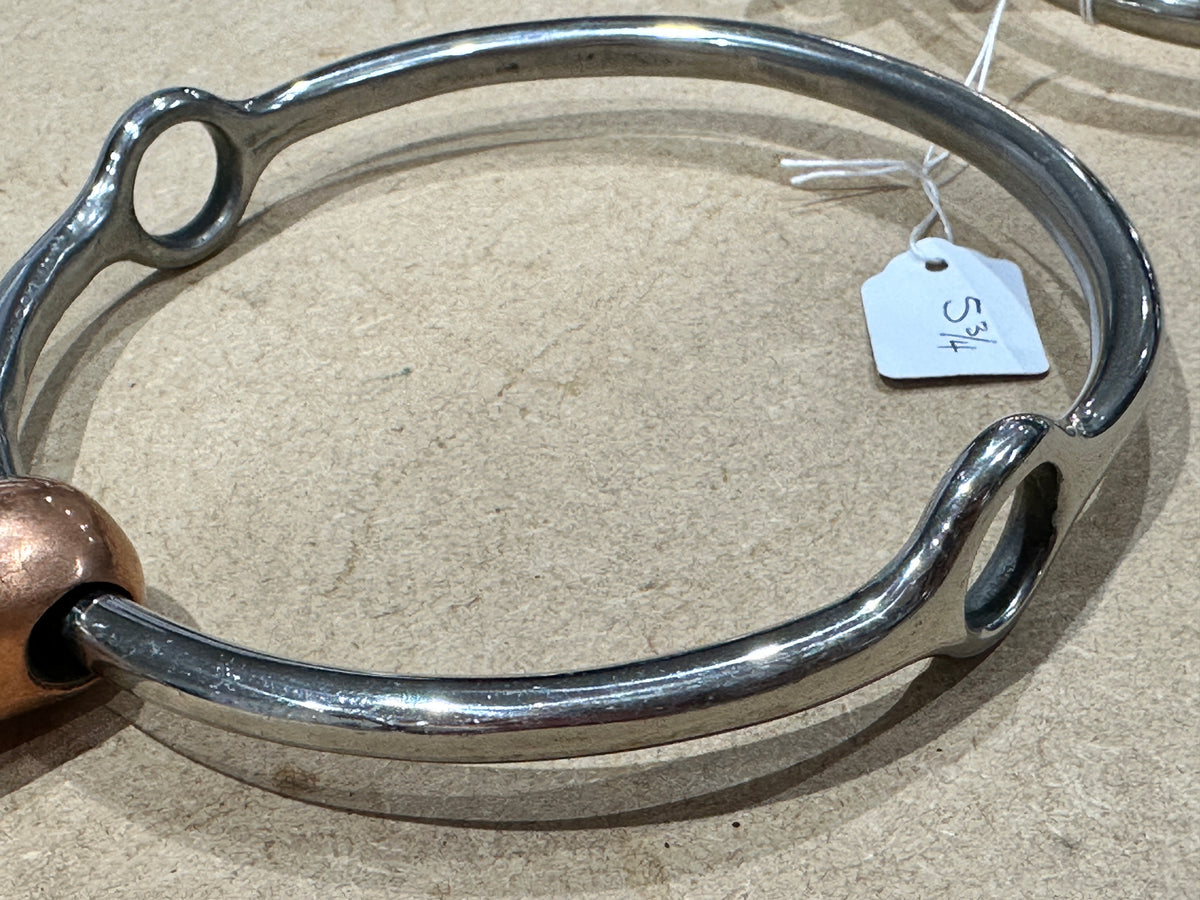 Large Ring Copper Polo Running Gag Bit – Aberwiel Saddlery